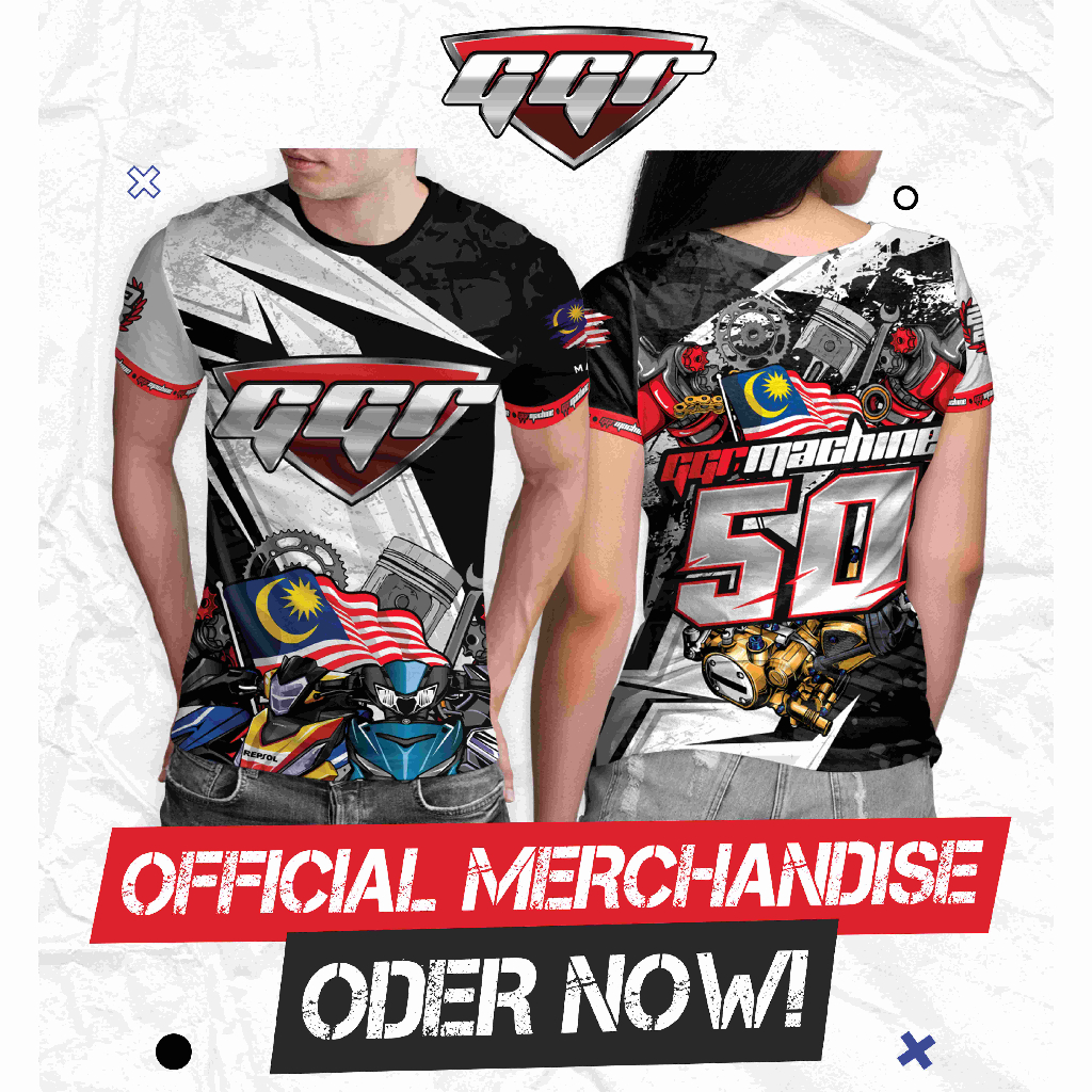 OFFICIAL MERCHANDISE GGR MACHINE | Shopee Malaysia