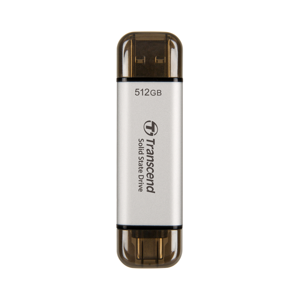 Transcend SSD ESD310S Dual USB 10 GBPS Portable SSD With USB-C & USB-A ...