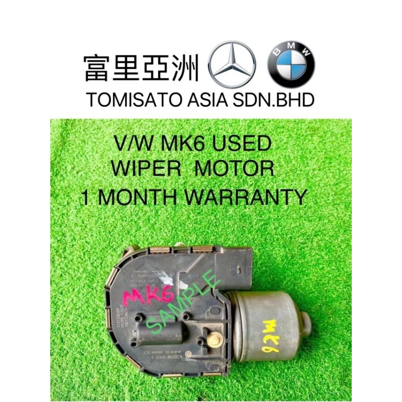 VOLKSWAGEN GOLF MK6 SCIROCCO FRT ELECTRIC WIPER MOTOR(USED PARTS STOCK ...