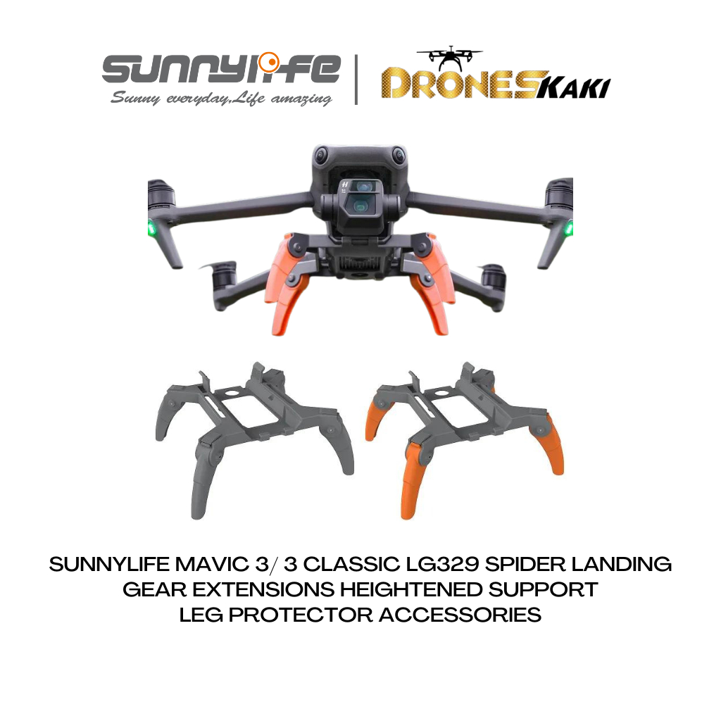 Sunnylife Mavic 3/ 3 Classic LG329 Spider Landing Gear Extensions ...