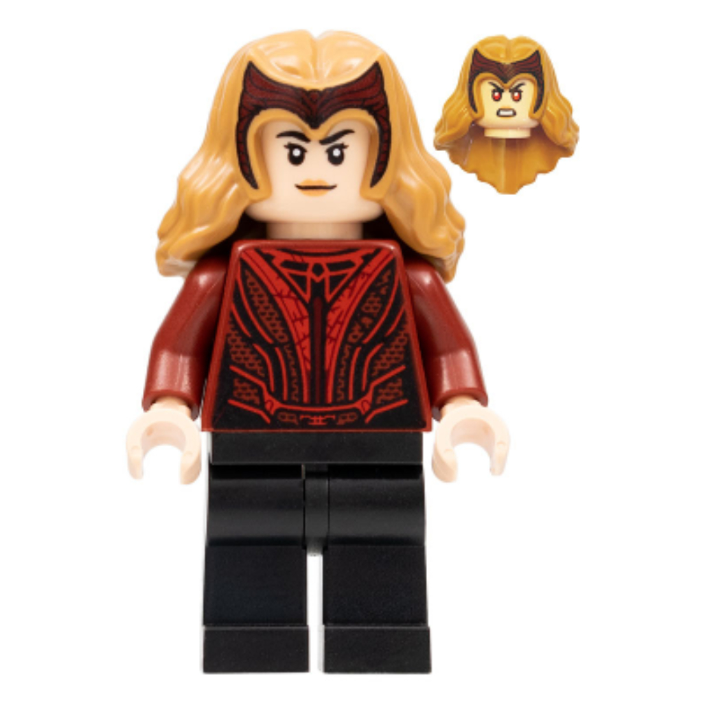 LEGO MINIFIGURE sh831 Super Heroes Scarlet Witch - Plain Black Legs ...