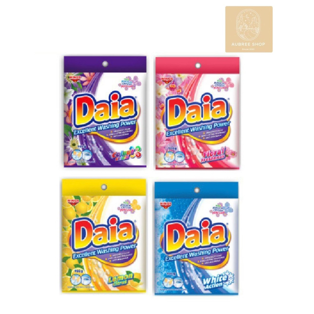 [READY STOCK] DAIA EXCELLENT WASHING DETERGENT POWDER 100gram PARFUM ...