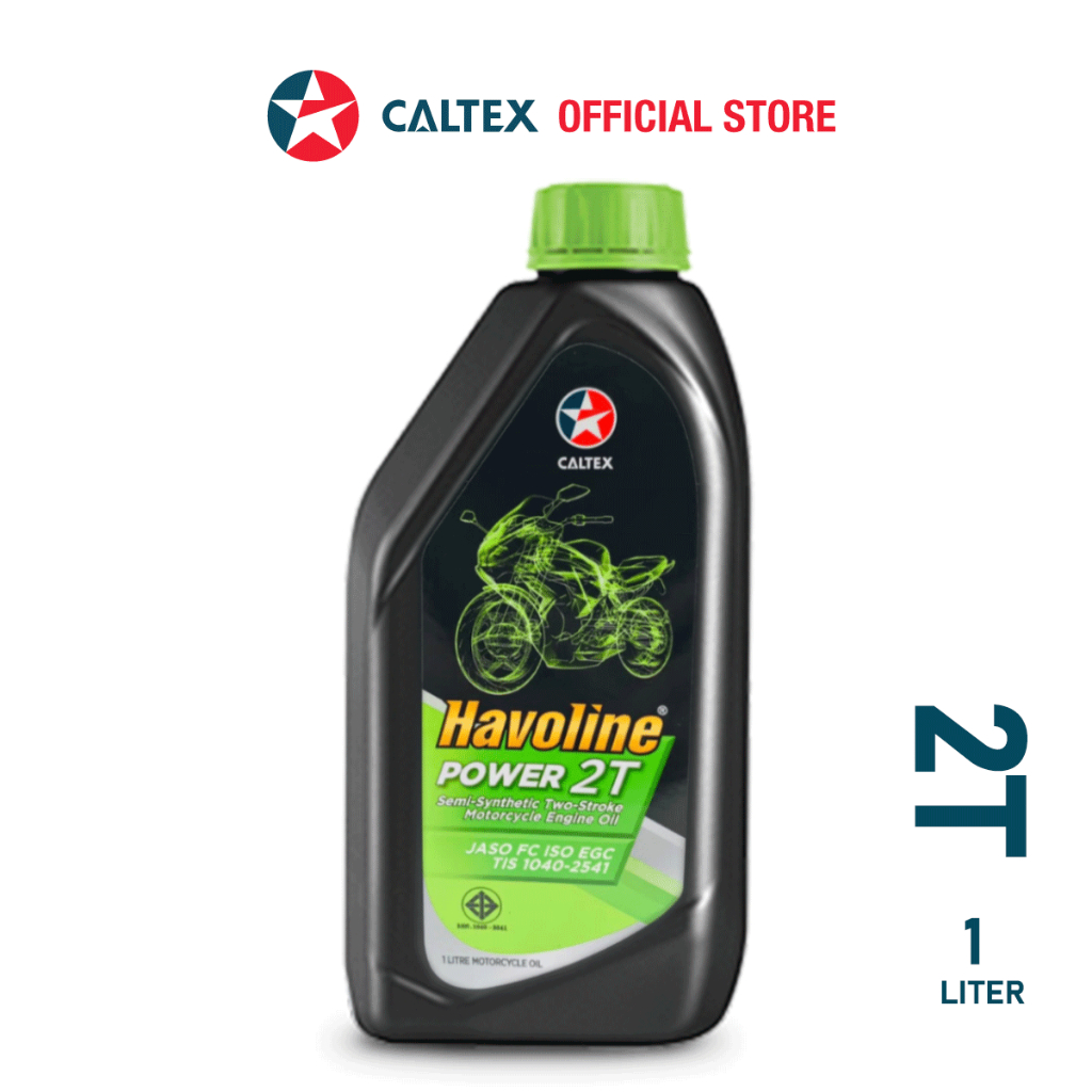 Caltex Power 2T Semi Synthetic 2 Stroke Fragrance Engine Oil (1L) 2T ...