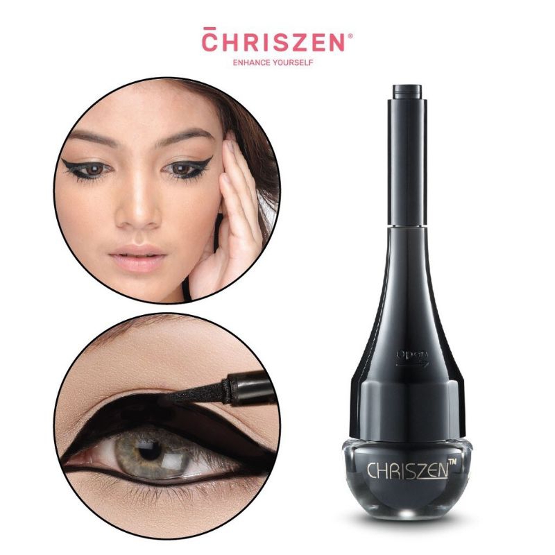 Chriszen Intense Gel Eyeliner Black 3g | Shopee Malaysia