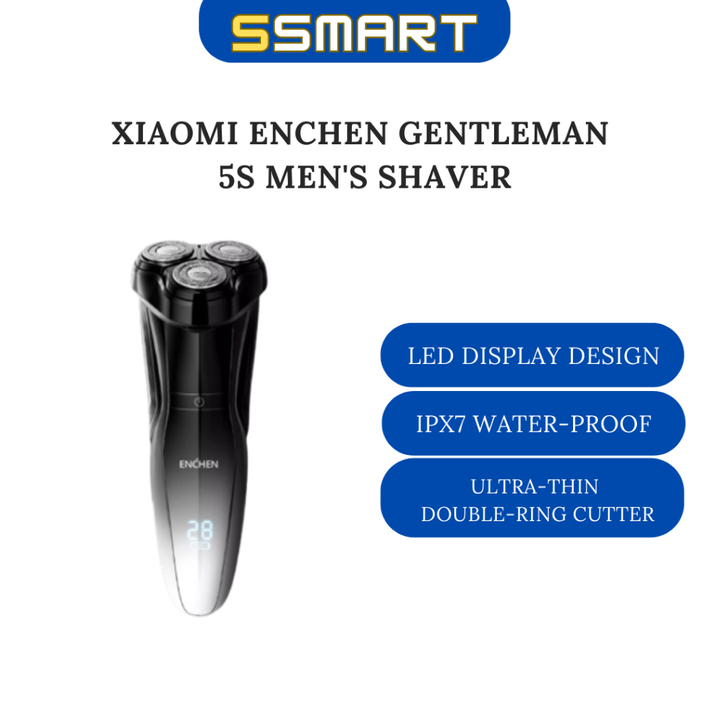 Xiaomi ENCHEN GENTLEMAN 5S MEN'S SHAVER | Shopee Malaysia