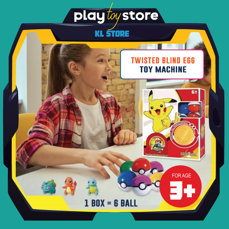 Surprise Egg Machine Box Pokemon Pikachu Ultraman Unicorn Toy Mini ...