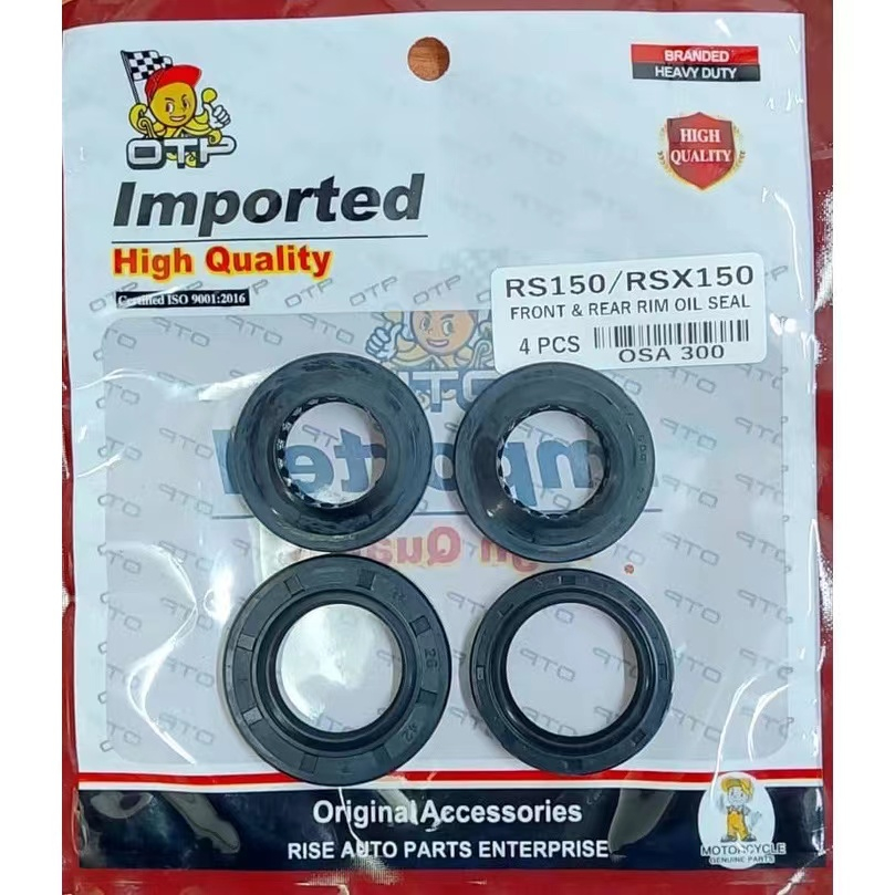 HONDA RS150 RS 150 / RSX150 RSX 150 FRONT RIM & REAR RIM OIL SEAL SET ...