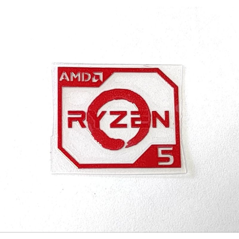 Sticker AMD RYZEN 3 5 7 Ryzen Pro AMD Graphics ATI Sticker Lable Laptop ...