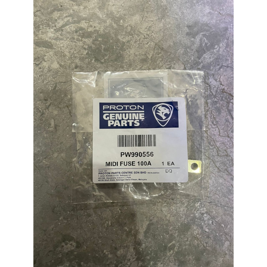 ORIGINAL MIDI FUSE PROTON PREVE IRIZ EXORA SUPRIMA S (100A)(BLACK/WHITE ...