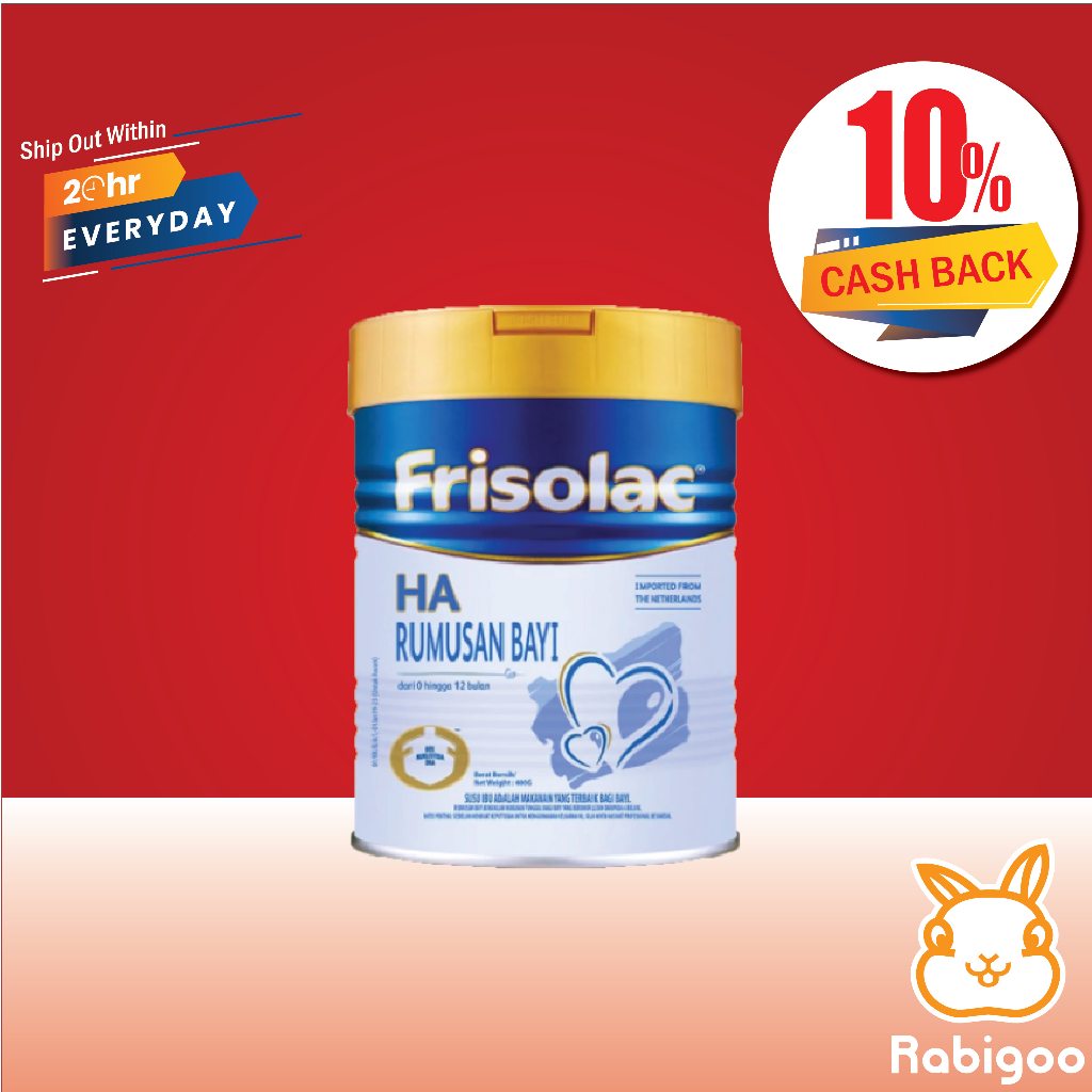 Frisolac HA Baby Formula Milk Powder - 400g (milk formula) | Shopee ...