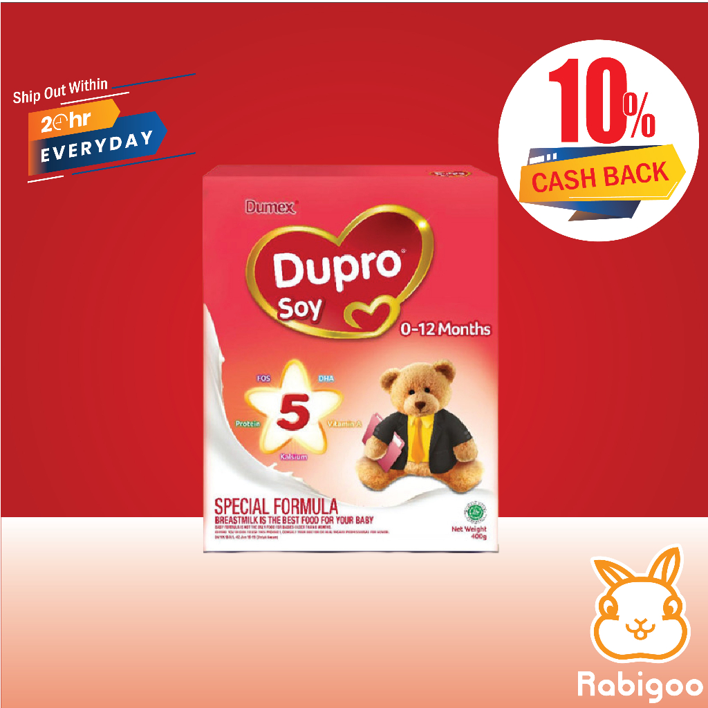 Dumex Dupro Soy (0-12 Months) 400g /rumusan bayi /infant formula /milk ...
