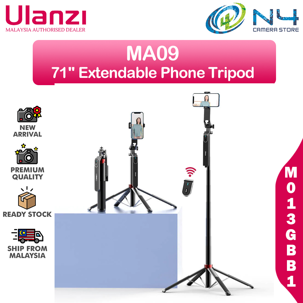 Ulanzi MA09 Extendable Phone Tripod with Bluetooth Remote Control ...