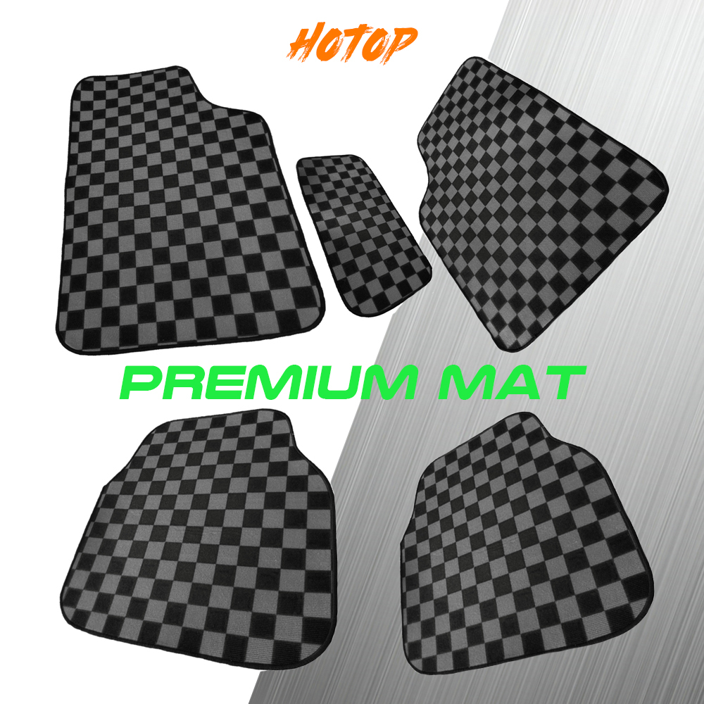 HOTOP Premium Carpet Car Mat Anti-Slip Universal Automotive Floor Mats ...