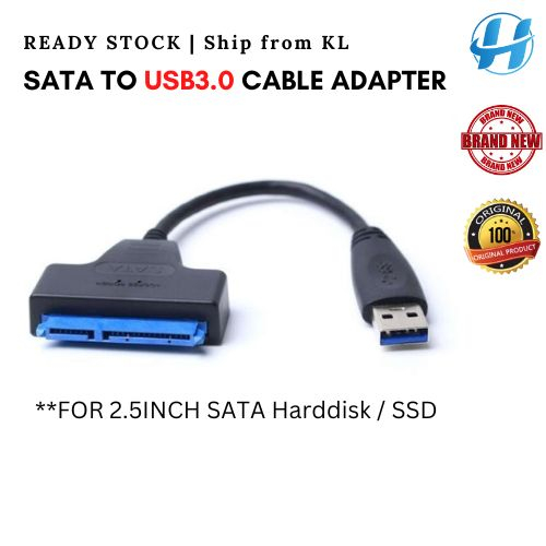 SATA TO USB 3.0 USBC Type C HIGH SPEED CABLE ADAPTER DUAL CONVERTER For ...