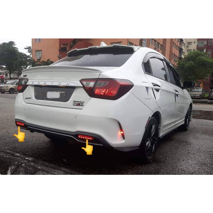 PROTON PERDANA V6/Proton Saga 2016 VVT REAR REFLECTOR BUMPER LED(SMOKE ...
