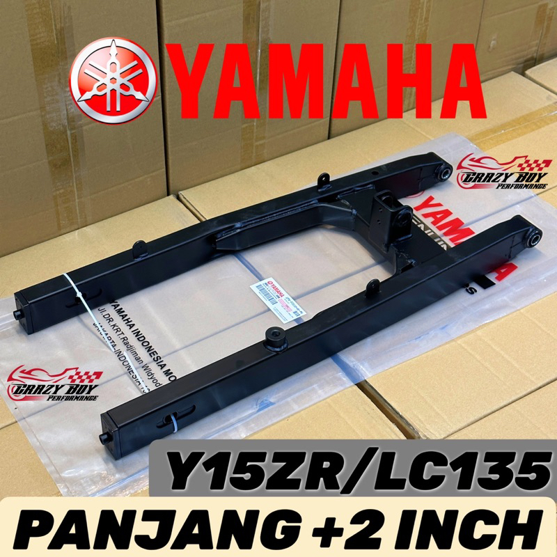 YAMAHA SWING ARM Y15ZR LC135 +2 INCH SWING ARM TAMBAH PANJANG 2 INCH ...