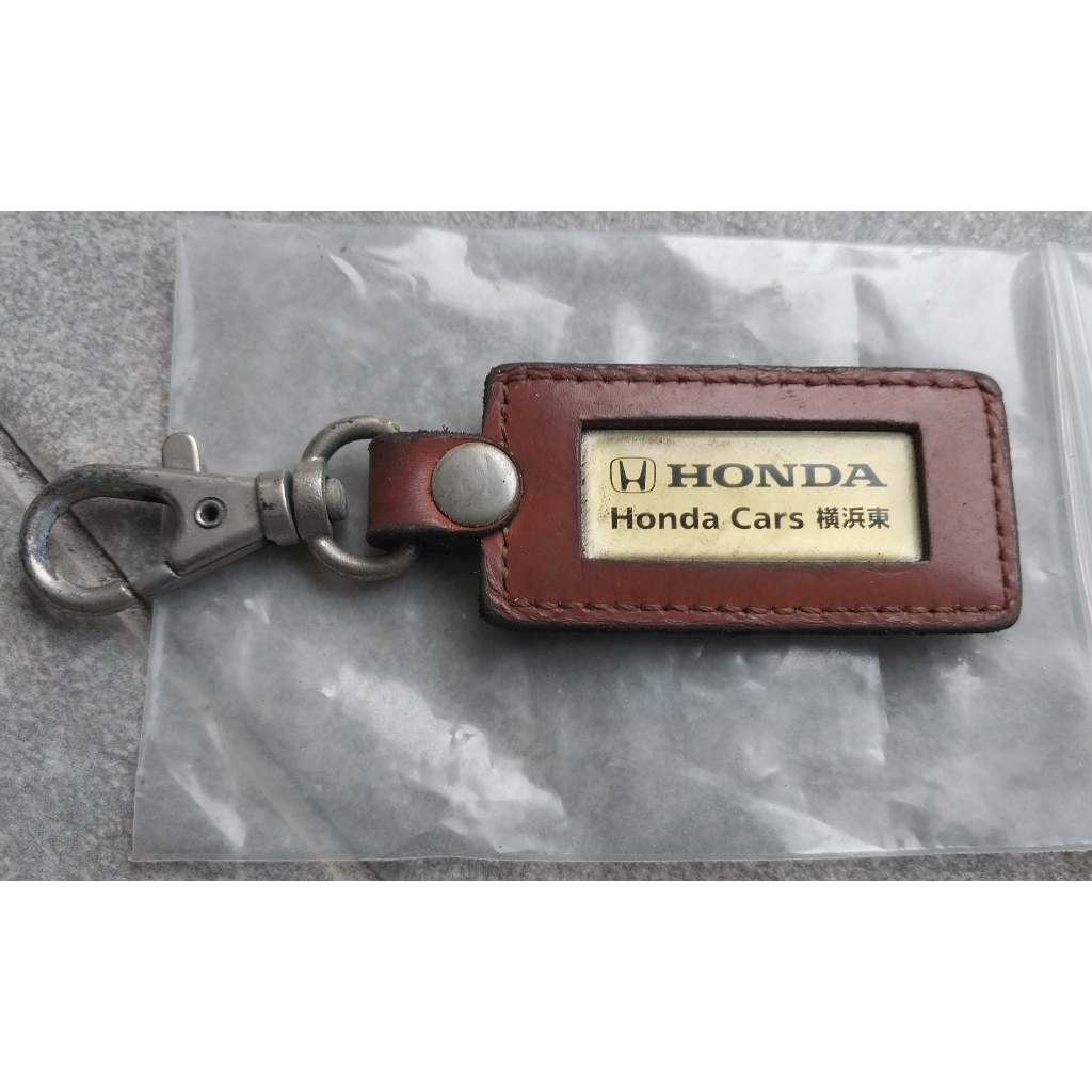 Honda Cars original leather keychain Japan Primo Civic Accord Integra ...