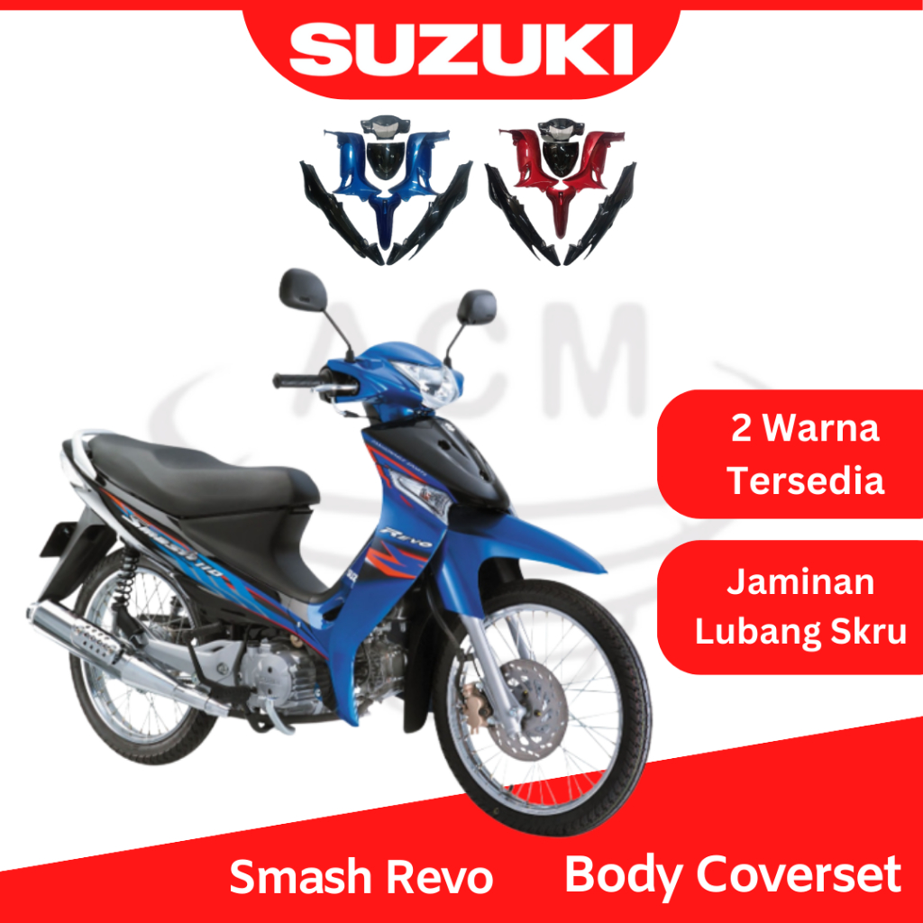 SUZUKI Smash Revo Full Body Cover Set Kit Color Parts Bodyset Coverset ...