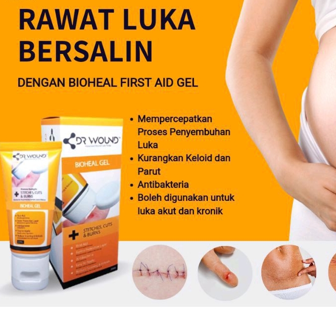 BIOHEAL GEL FIRST AID UNTUK RAWAT LUKA BERSALIN, LUKA-LUKA RINGAN, LUKA BAKAR, LUKA AKUT ...