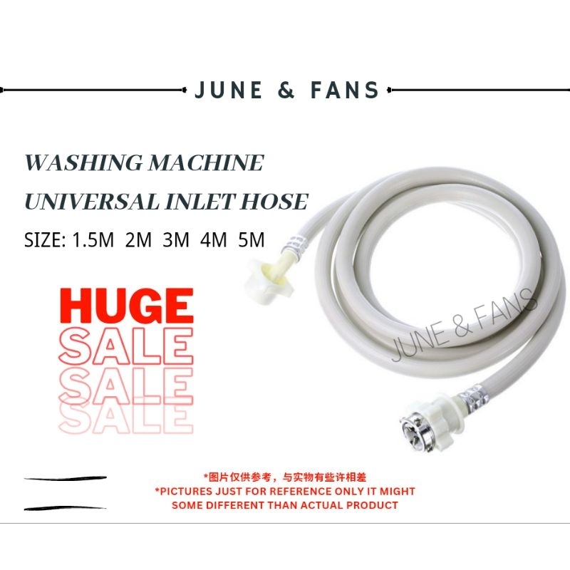 1.5/2/3/4/5m G3/4in Universal Inlet Thread Washing Machine Inlet Hose ...