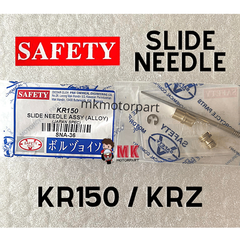 ( SAFETY ) SLIDE NEEDLE Kawasaki KR150 / KRZ / Ninja150 KIP / KRZ150 ...