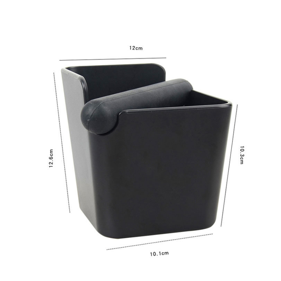 Coffee Grind Knock Box And Espresso Dump Bin Black Powder Residue Trash ...