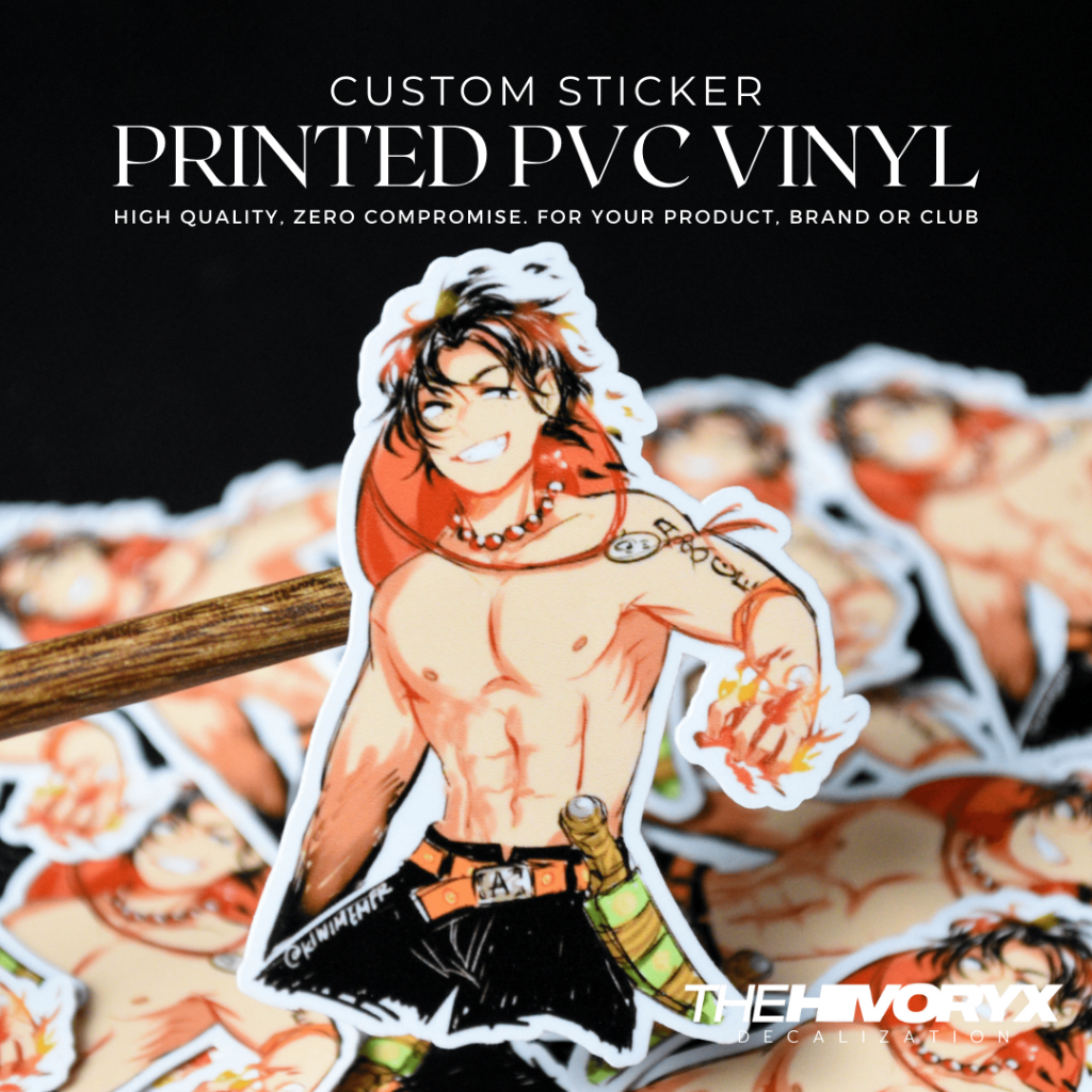 CUSTOM PRINTED PVC VINYL STICKER / STIKER CETAK POTONG / CUSTOMIZED ...