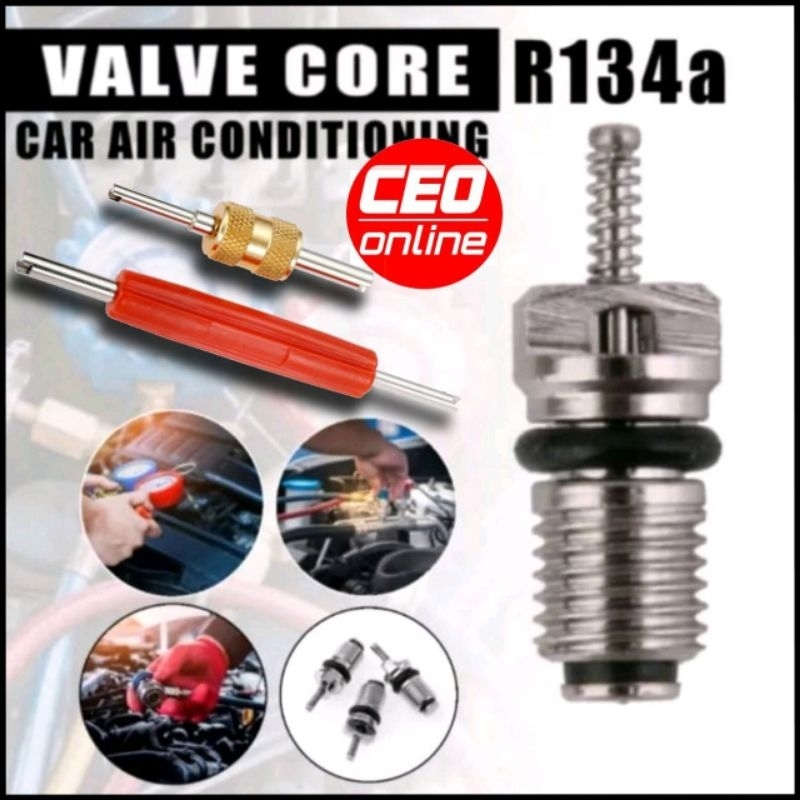 CEO 🇲🇾 Car Air Conditioning Schrader Valve Core R134a Valve Core ...