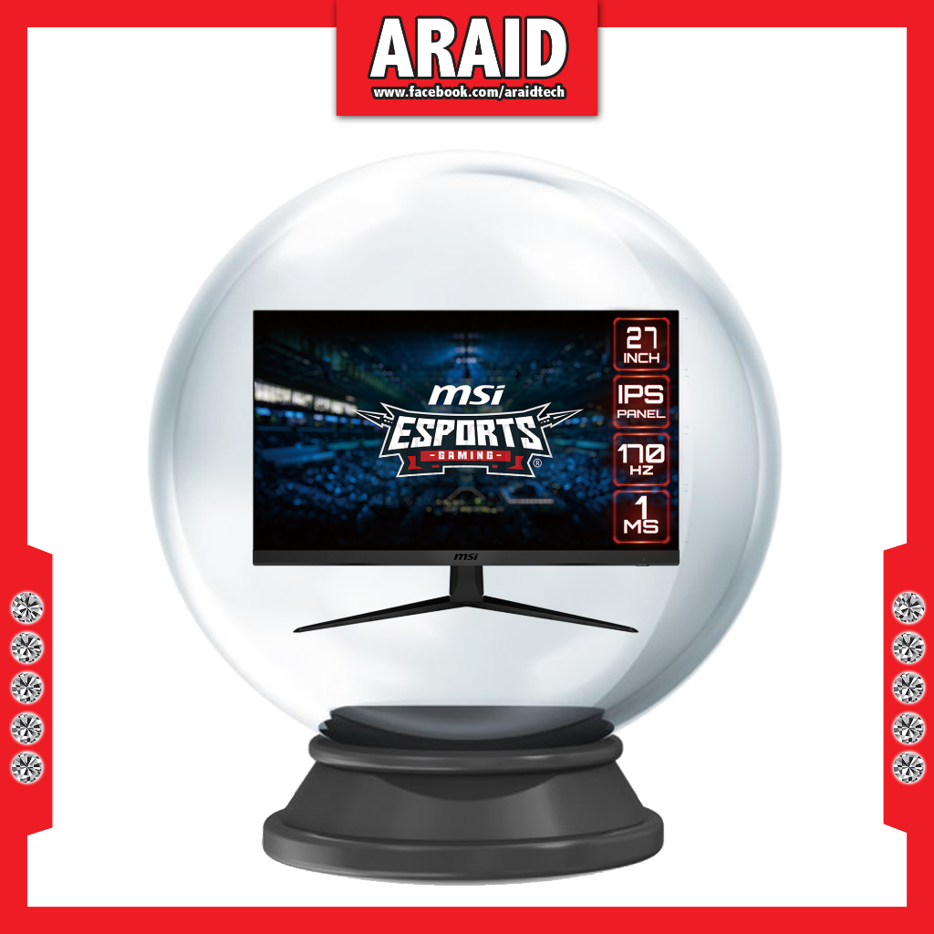 MSI Optix G2712 Esports Gaming Monitor 27" FHD IPS 170Hz 1MS | Shopee ...