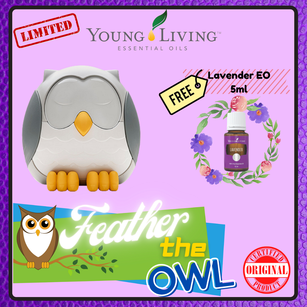 Young Livings Diffuser - Feather the Owl Kids | Shopee Malaysia