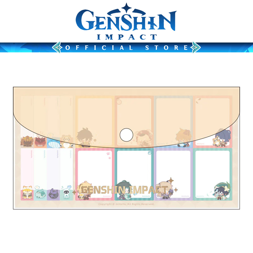 miHoYo Genshin Impact Sticky Notepad Chibi Series - Assorted Set ...