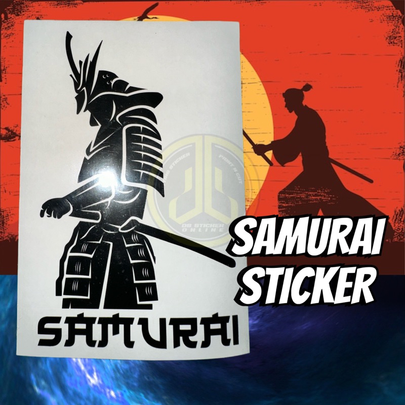 Samurai Warrior Sticker | Shopee Malaysia