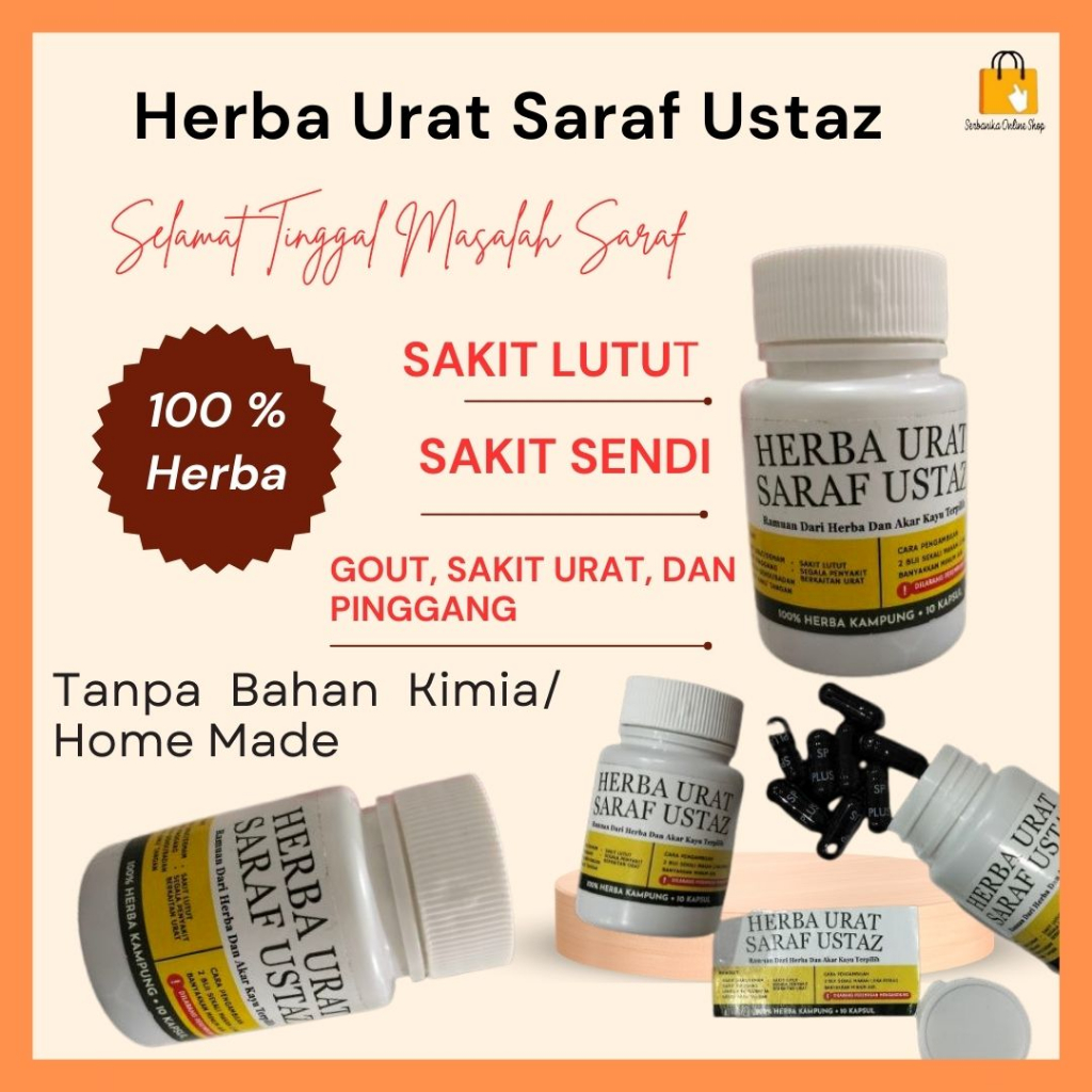 [𝗔𝗚𝗘𝗡 𝗦𝗔𝗛] 𝗞𝗔𝗣𝗦𝗨𝗟 𝗛𝗘𝗥𝗕𝗔 𝗨𝗥𝗔𝗧 𝗦𝗔𝗥𝗔𝗙 𝗨𝗦𝗧𝗔𝗭 | Shopee Malaysia