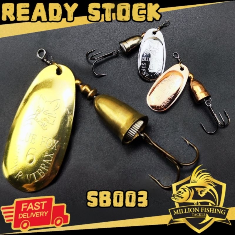 【SB003 Rotating Spinner Bait】Spinner Lure 5g/10g/19g Buzzbait Pancing ...