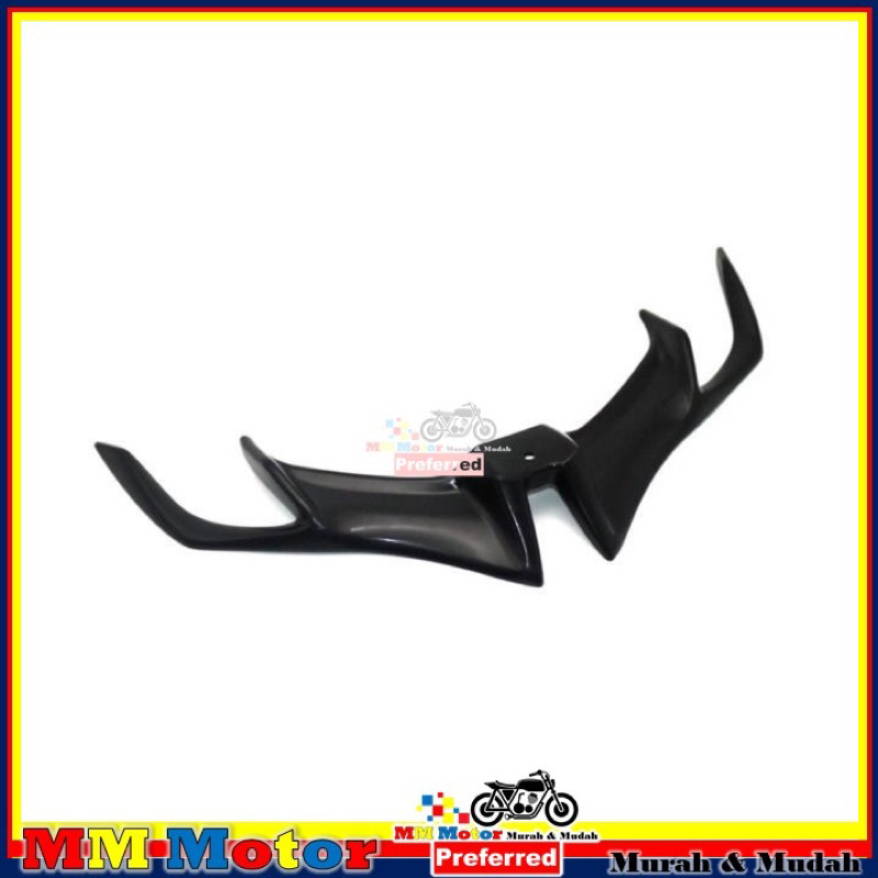 WINGLET YAMAHA R15 FRONT FAIRING WINGLET WINDLET WING LET ABS MATERIAL ...