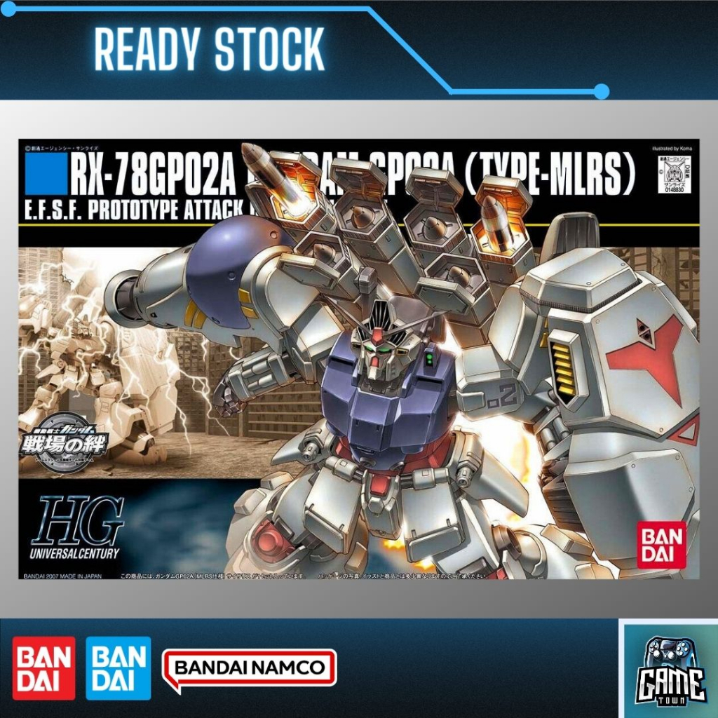 Bandai HG UC 1/144 075 RX-78GP02A Gundam GP02A Physalis (Type-MLRS) | Shopee Malaysia