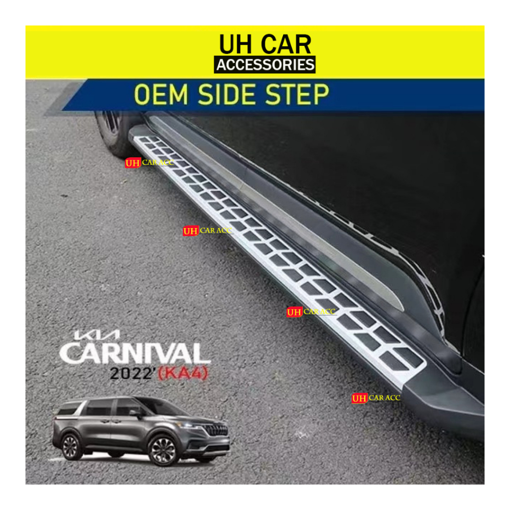 KIA CARNIVAL 2022 KA4 RUNNING BOARD SIDE STEP | Shopee Malaysia