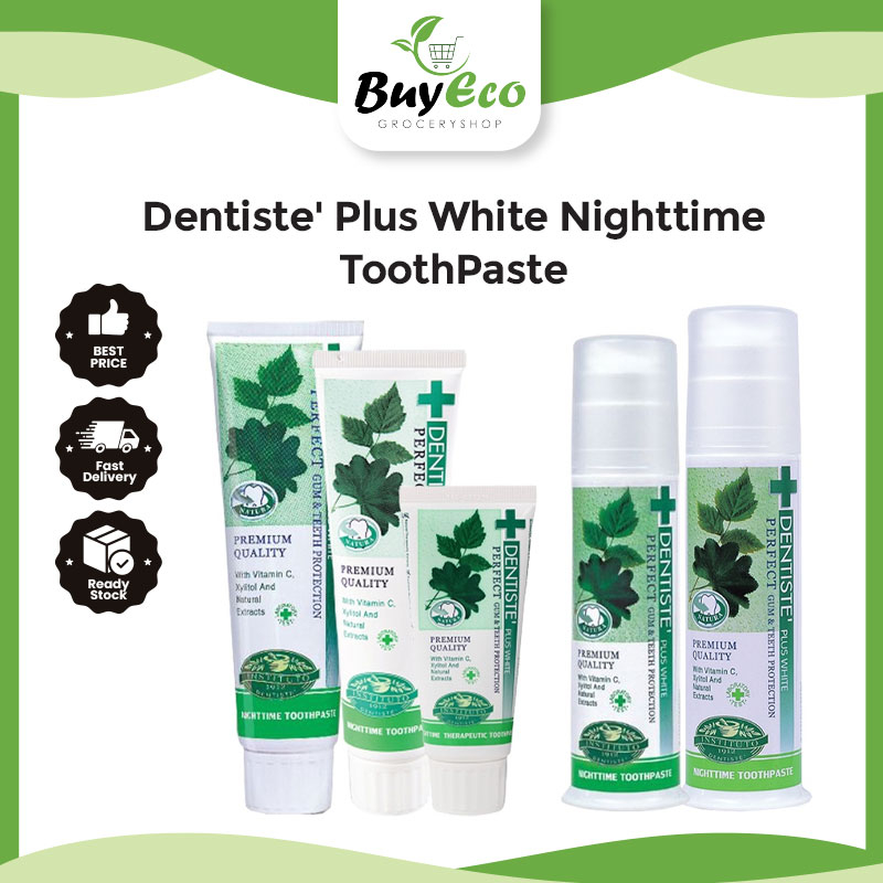 Dentiste' Plus White Nighttime ToothPaste Pump / Tube (50g - 170g ...
