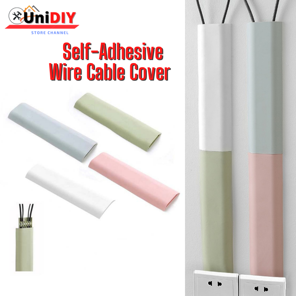 Wall Cable Self-Adhesive Wire Cable Cover Organizer Wall Storage Desk ...