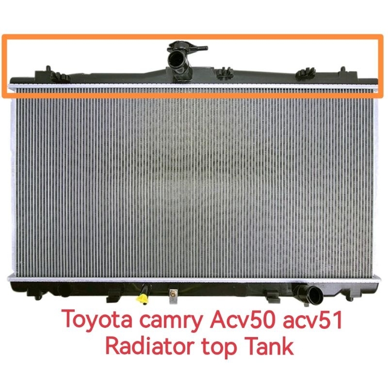 toyota camry Acv50 acv51 Radiator top Tank Upper Tank top cover | Shopee Malaysia