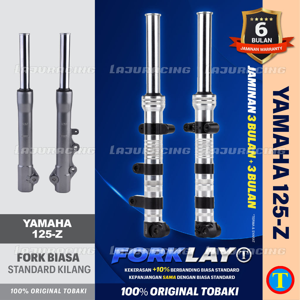 TOBAKI Original FORK LAY Y15 Y16 LC135 4S 5S WAVE EX5 DREAM CLASS LAGENDA SRL Fi Y125Z KRISS ...