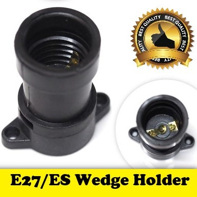 1 BOX (12 PCS) E27/ES B22/BC Wedge Holder 5A 250V Lamp/Bulb Holder SE-383 SE-392 High Quality ...