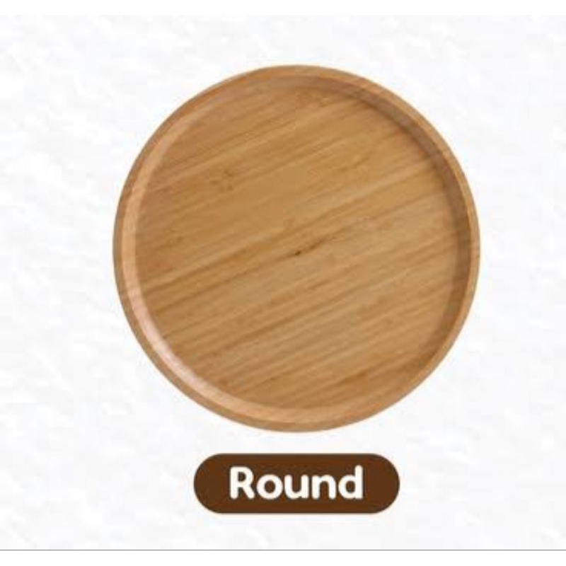 WOODEN FOOD TRAY | FOOD PLATE | PINGGAN KAYU VIRAL | Shopee Malaysia