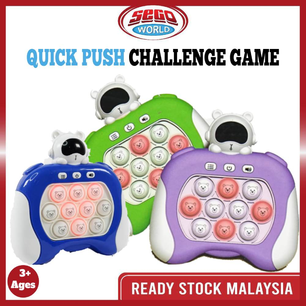 Quick Push Game Console Pop It Electronic Speed Educational Toys Kids ...