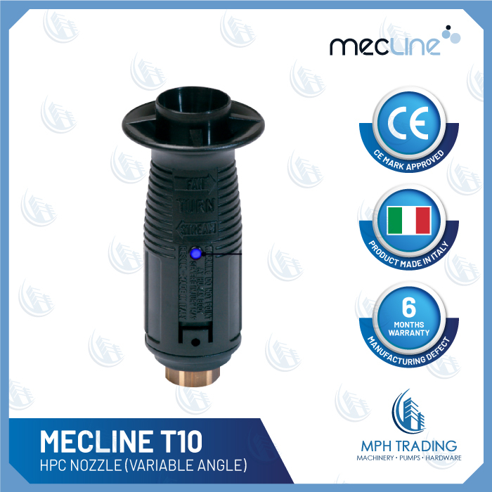 Mecline by Tecomec T10 220 Bar Variable Nozzle 1.20/ 1.25/ 1.35/ 1.40 ...