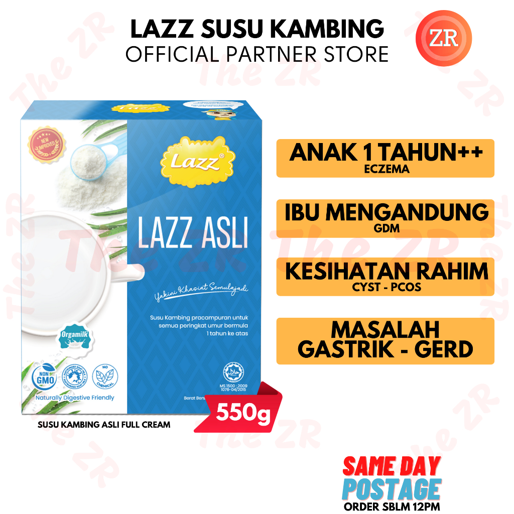 ZR LAZZ Susu Kambing Asli Original HQ 550g | Shopee Malaysia