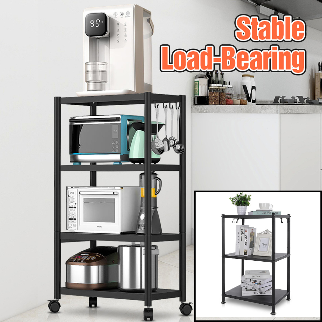 Rak Dapur Kitchen Rack Stainless Steel Adjustable Microwave Rack ...