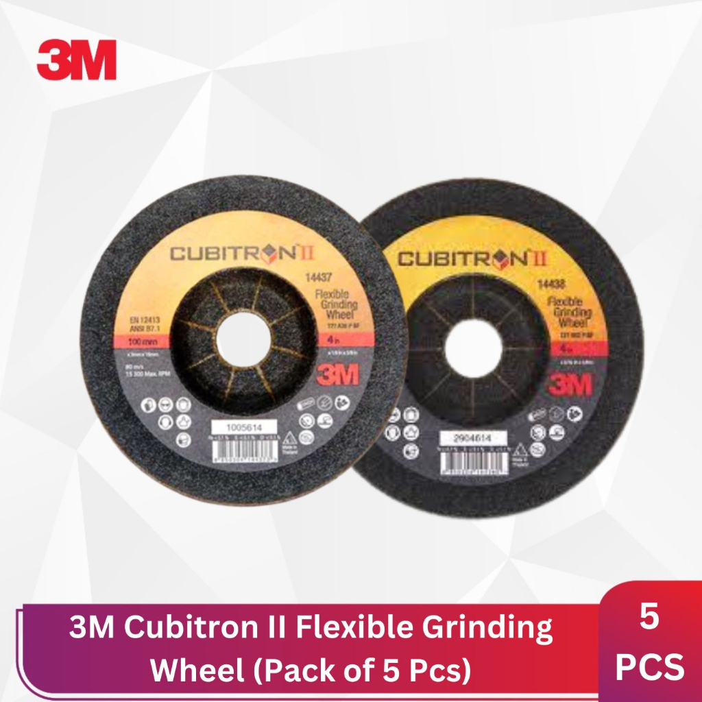 3M Cubitron II Flexible Grinding Wheel (Pack of 5 Pcs) | Shopee Malaysia