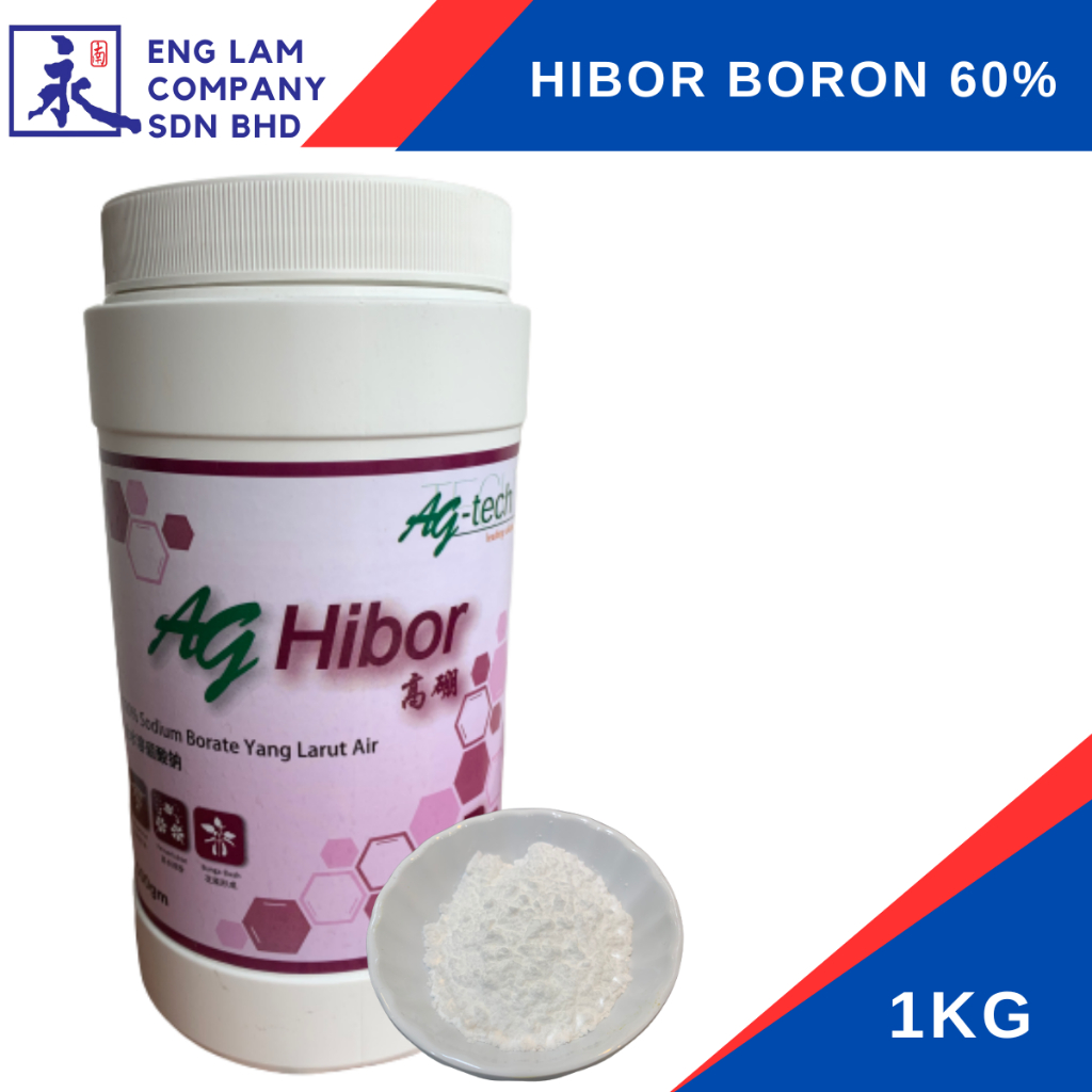 1Kg | Hibor 60 | Boron 60% | Trace Element | Bahan Baja AB Fertigasi ...