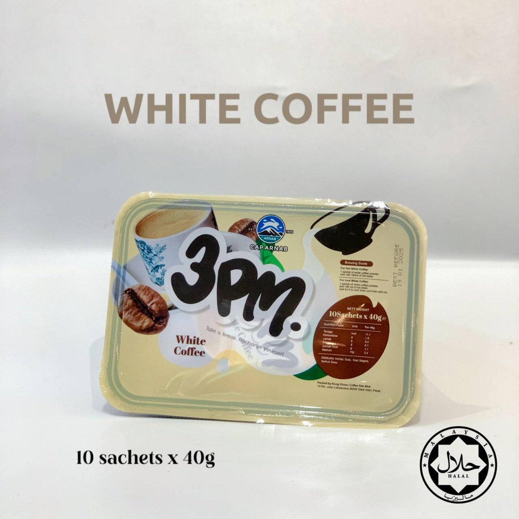 CAP ARNAB 3PM WHITE COFFEE 3IN1 INSTANT COFFEE | Shopee Malaysia